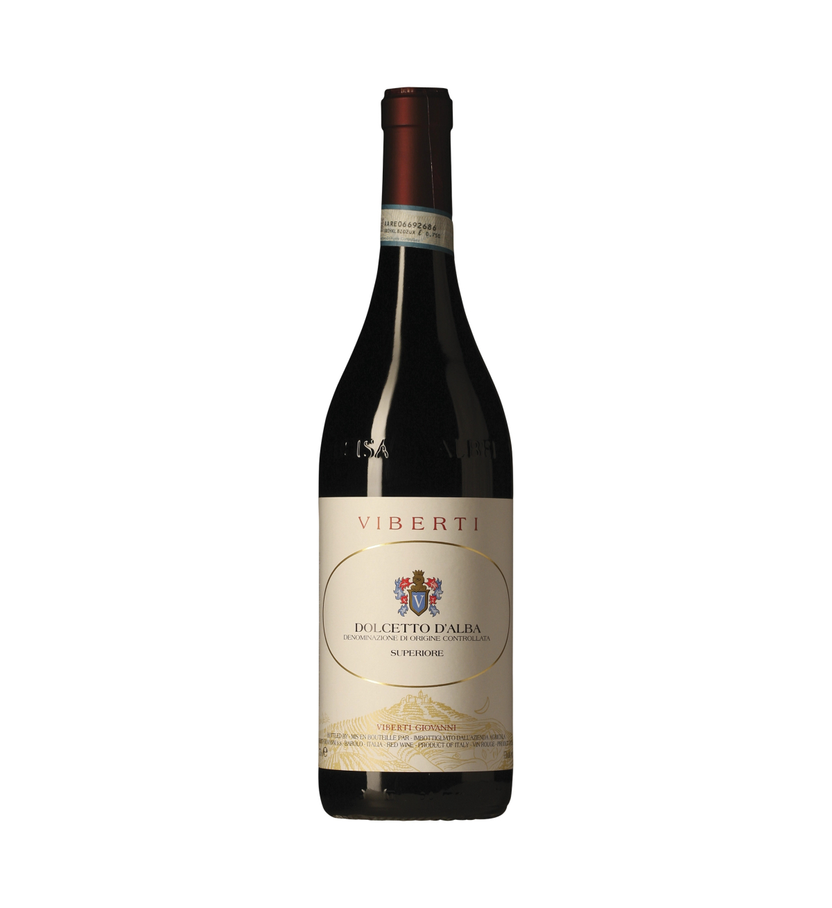Viberti Dolcetto d'Alba D.O.C. Superiore - Rødvin - Dinvinhandel.dk