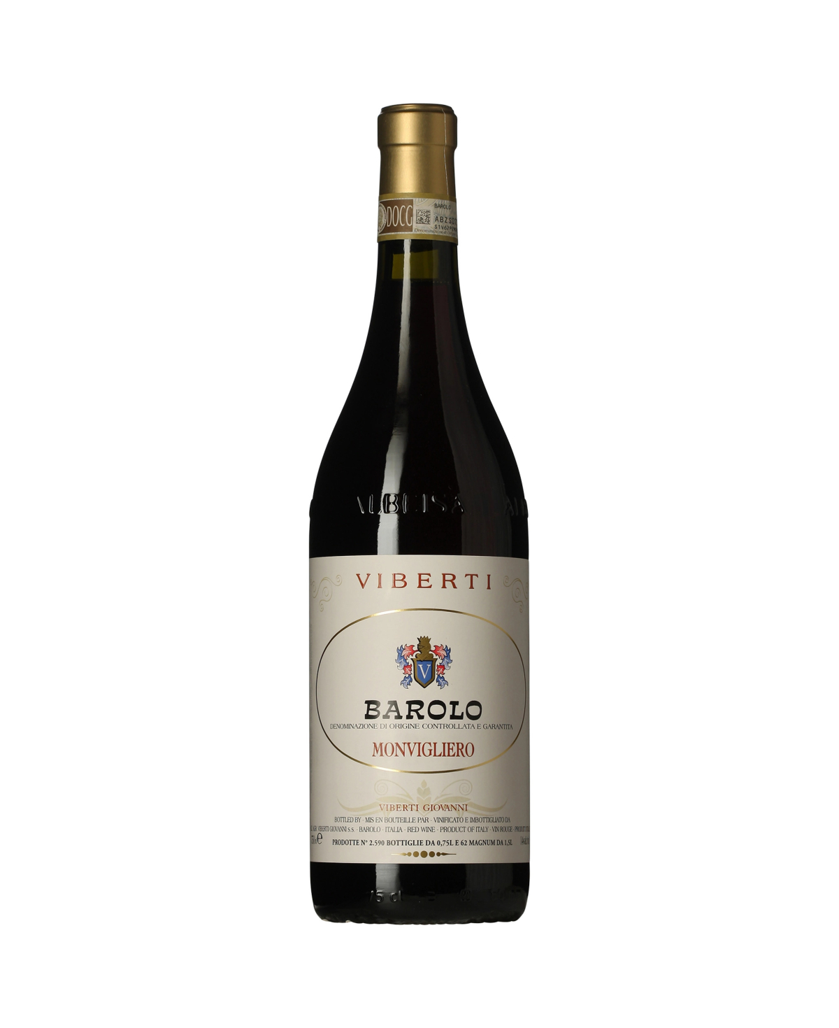 Viberti Monvigliero Barolo D.O.C.G. - Piemonte Rødvin